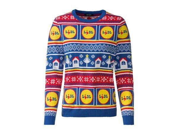 Official Lidl Novelty Christmas Jumper Men Women Soft Elasticated Lidl ...