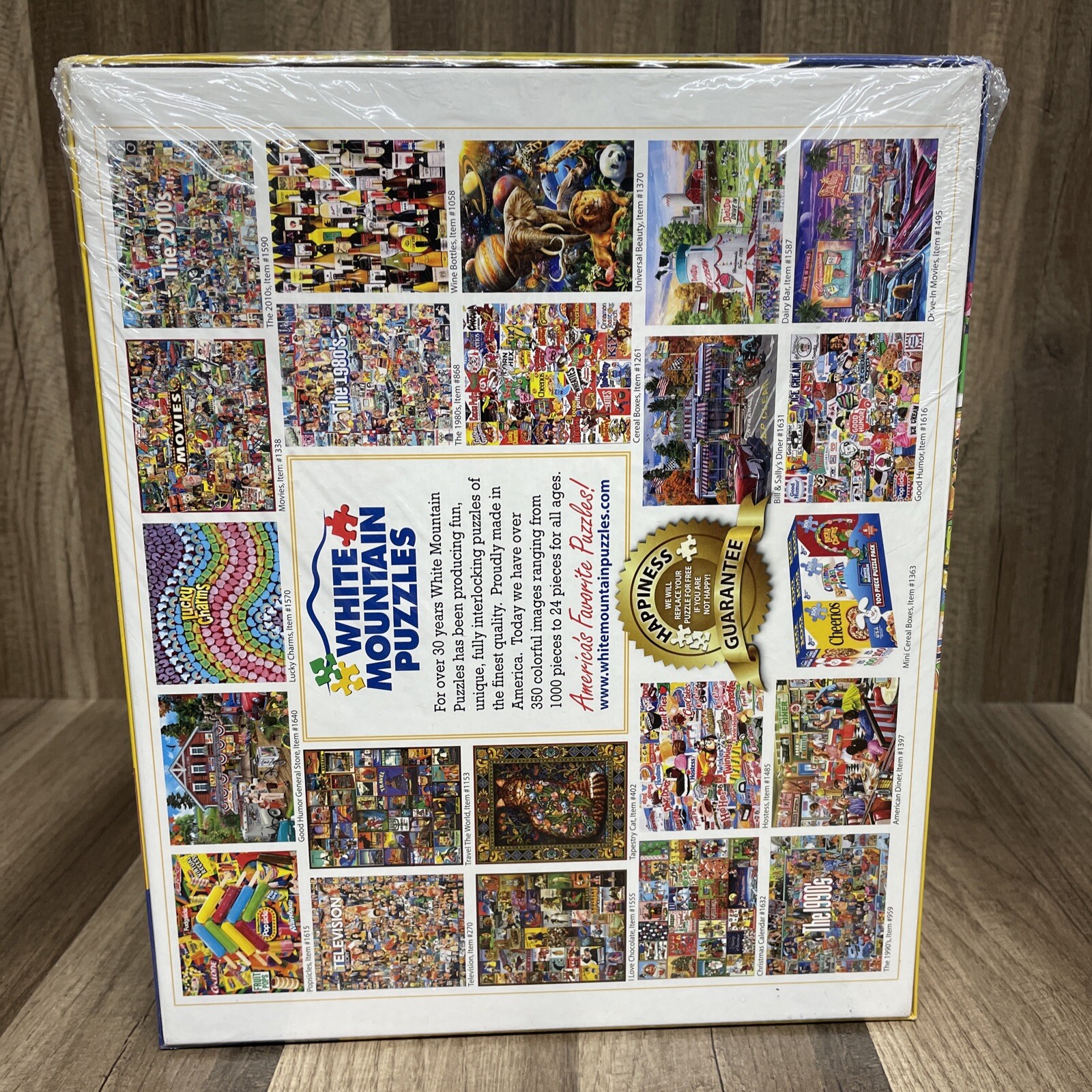 NEW White Mountain 1000 Piece Jigsaw Puzzle Cereal Boxes General Mills ...
