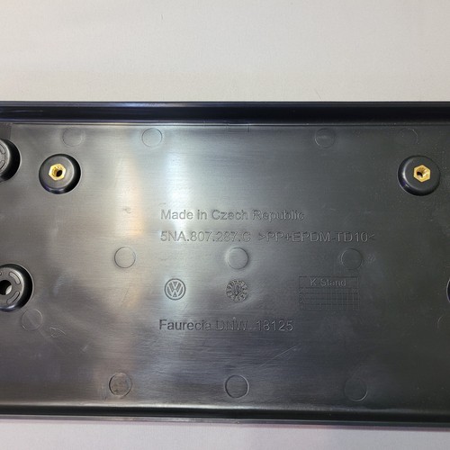 Genuine Volkswagen License Bracket 5NA-807-287-C-9B9 | eBay