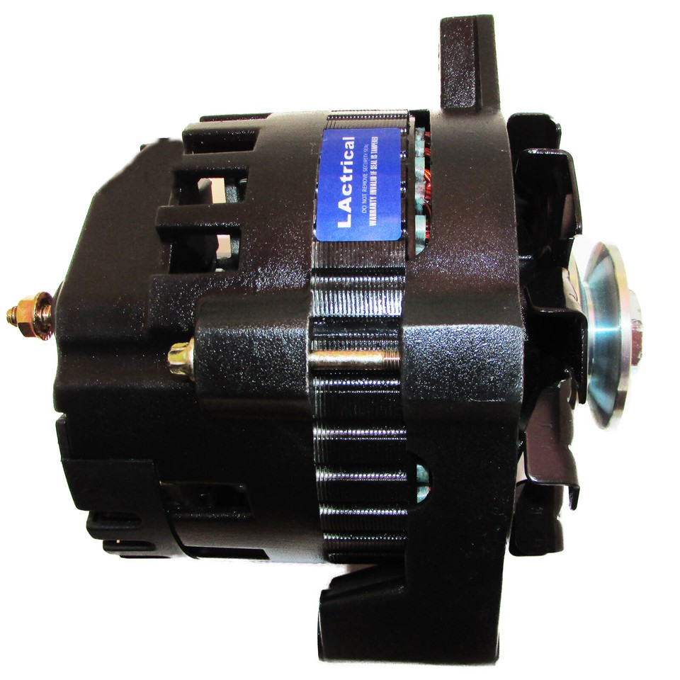 BLACK HIGH OUTPUT 200 AMP ALTERNATOR For CHEVY GMC GM 1 ONE WIRE ...