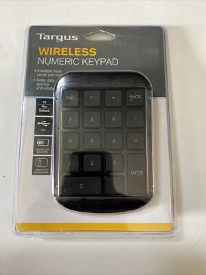 Targus ~Wireless Numeric Keyboard ~PC/Mac/Notebook ~Full Size Keys | eBay