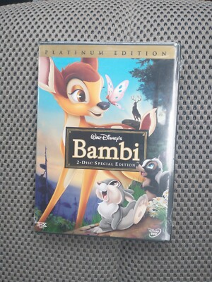 Bambi (DVD, 2005, 2-Disc Set, Special Edition/Platinum Edition) New ...