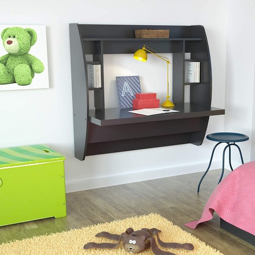 Home Office Floating Computer Desk Wall Mount Workstation Laptop Table ...