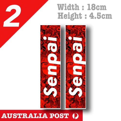 Senpai Anime JDM Slap Decal Sticker | eBay