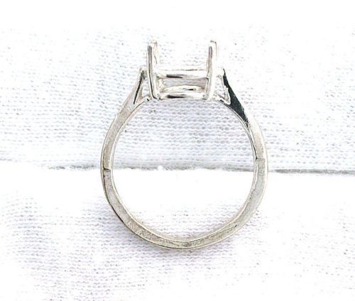 9x7 9mm x 7mm Oval Gemstone Gem Ring Prenotched Sterling Silver ...