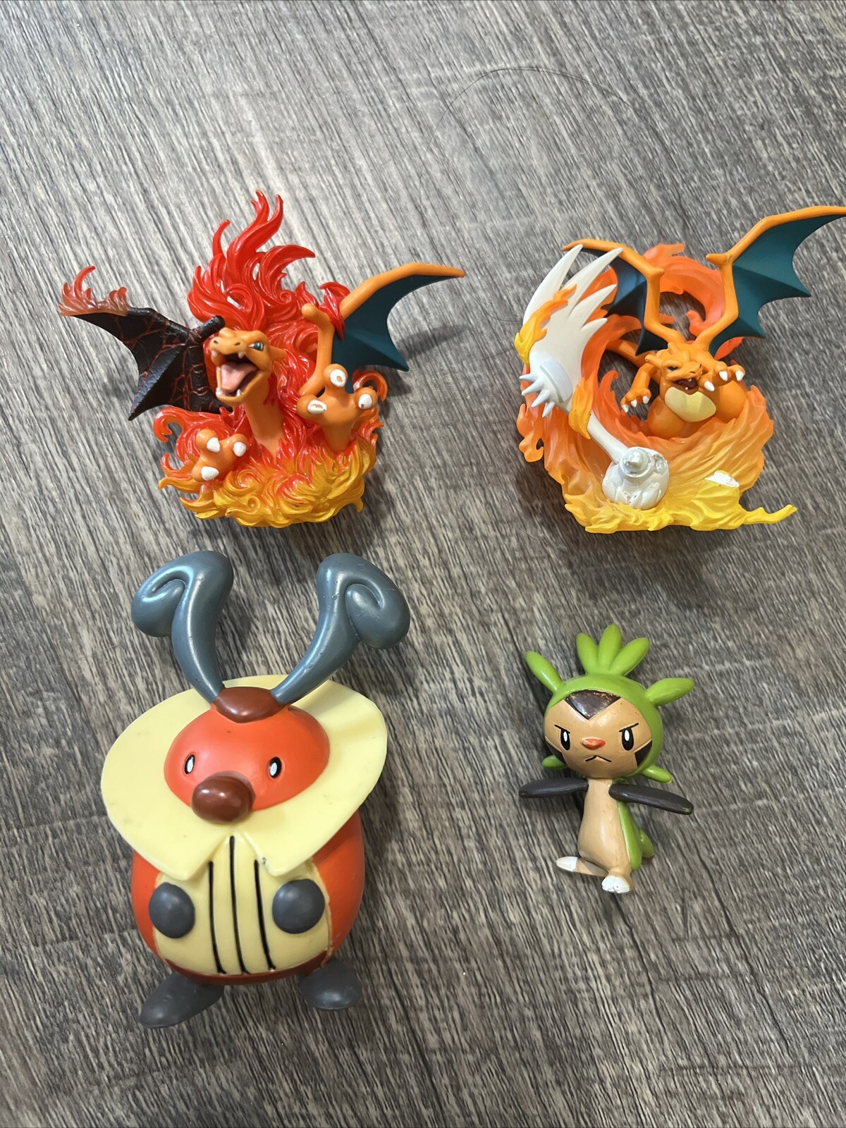 a lot 4 Pokémon Generations Collection Mini Figure 2" ( 1 Wing Broken ...