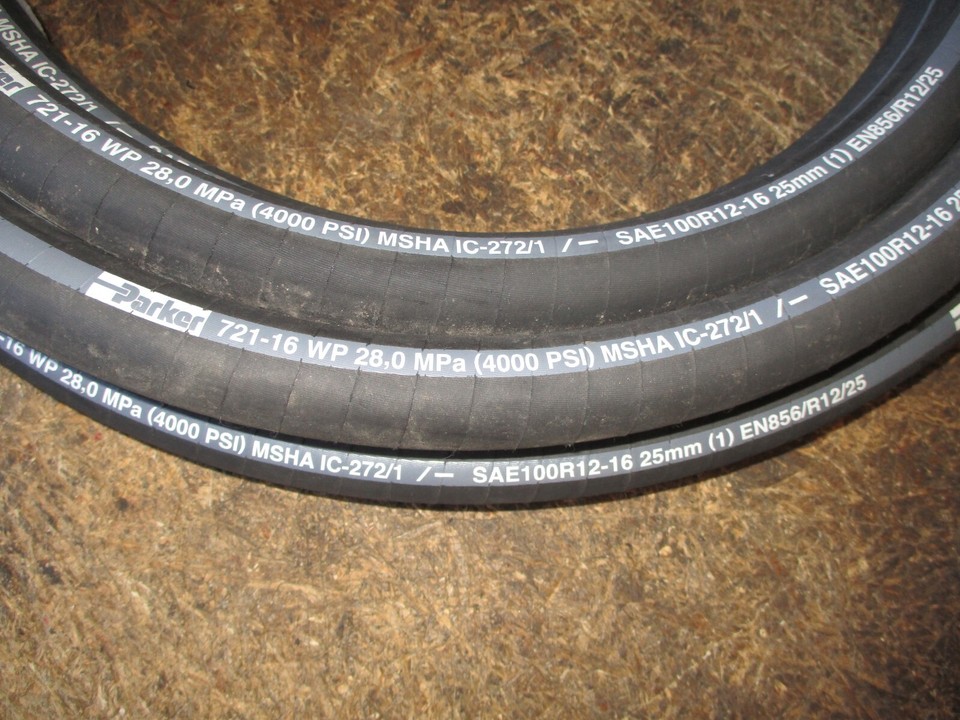 PARKER HYDRAULIC HOSE 721-16 1" 50' FEET FOUR WIRE HOSE SAE 100R12 4000 ...