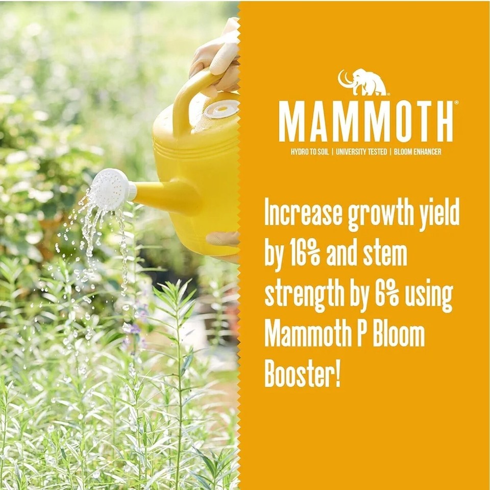 Mammoth P Bloom Booster | Organic Microbial Inoculant | 16% Increase ...