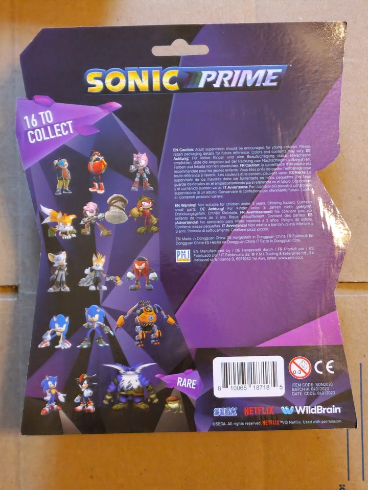 2023 Sonic Prime 3-Pack 6.5cm Collectibles Figures | eBay