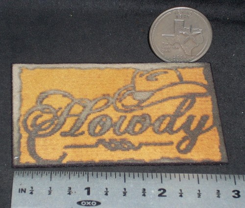 Welcome Mat "Howdy" 1:12 Carpet Rug Texas House Door Dollhouse Cowboy ...