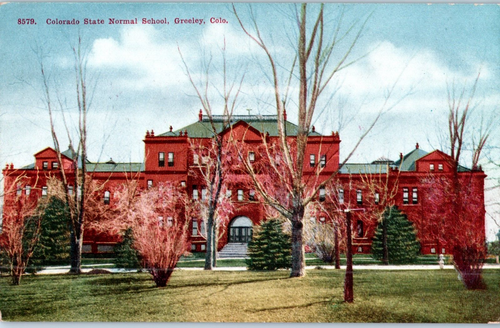 Colorado State Normal School Greeley Colorado Postcard | eBay
