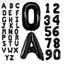 16" Letters Numbers Foil Balloons Custom Name Age Birthday Party ...
