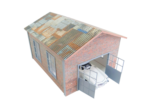Brick car garage building Scale 1:24 Diorama model kit Auto models ...