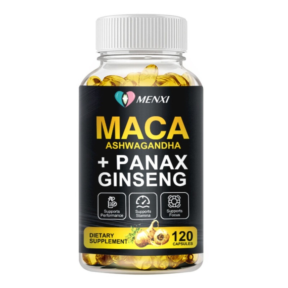 MENXI Maca Root Capsules 10000mg Peruvian Maca Extract 120 Capsules hot ...