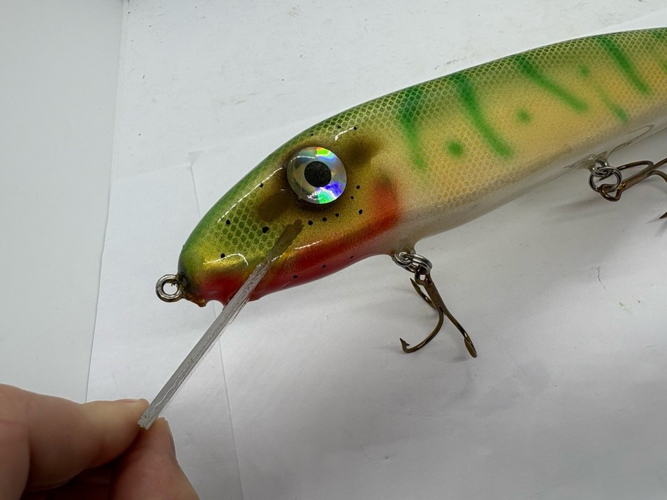 12” TNT Custom Lures Mega Twitch Musky Pattern Crankbait Jerkbait Musky ...