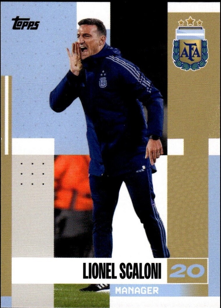 2024-25 Topps Argentina Team Set - Lionel Scaloni #25 for sale online ...