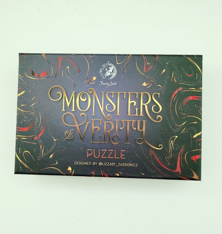 New Fairyloot Monsters of Verity Puzzle This Savage Song VE Schwab ...