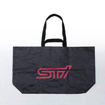 SUBARU GENUINE OEM STI LOGO ECO BAG BLACK PE PP | eBay