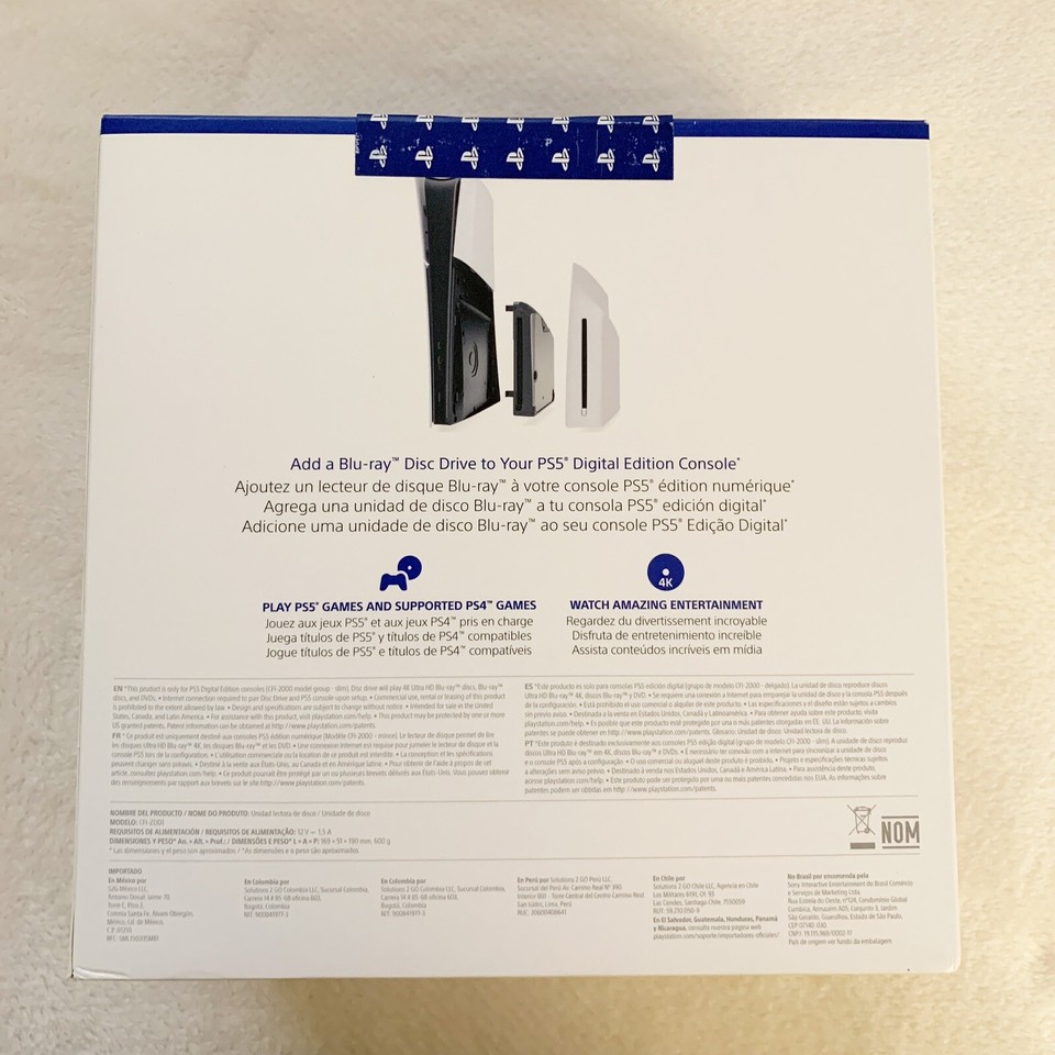 Sony PlayStation 5 Disc Drive for PS5 Pro / PS5 Slim Brand New In Box ...