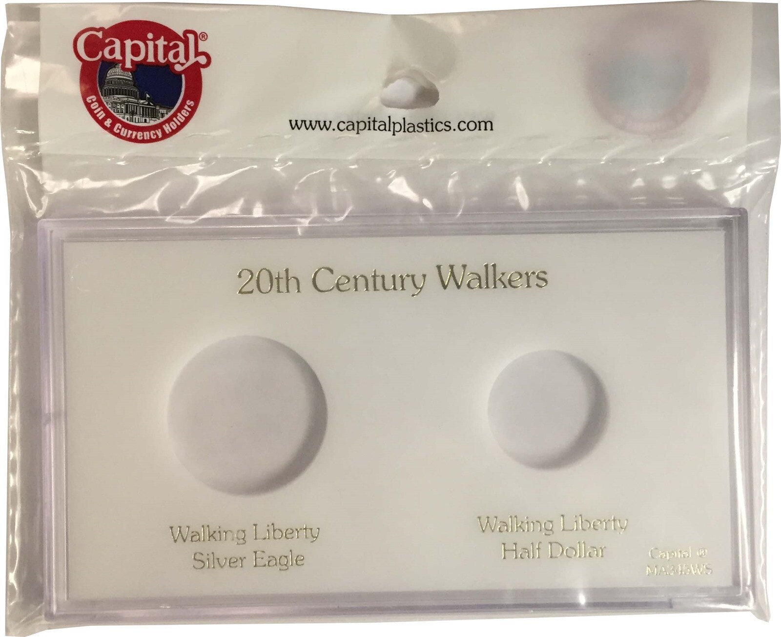 Capital Holder Case 20th Century Walking Liberty Half + Silver Eagle ...