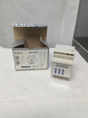 THEBEN,TR 651S,TIMER SWITCH 60S/24HR/7DAY 230-240V 50/60HZ NOS | eBay