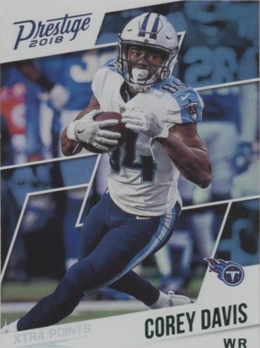 2018 Panini Prestige - Corey Davis #110 Xtra Points Green for sale ...