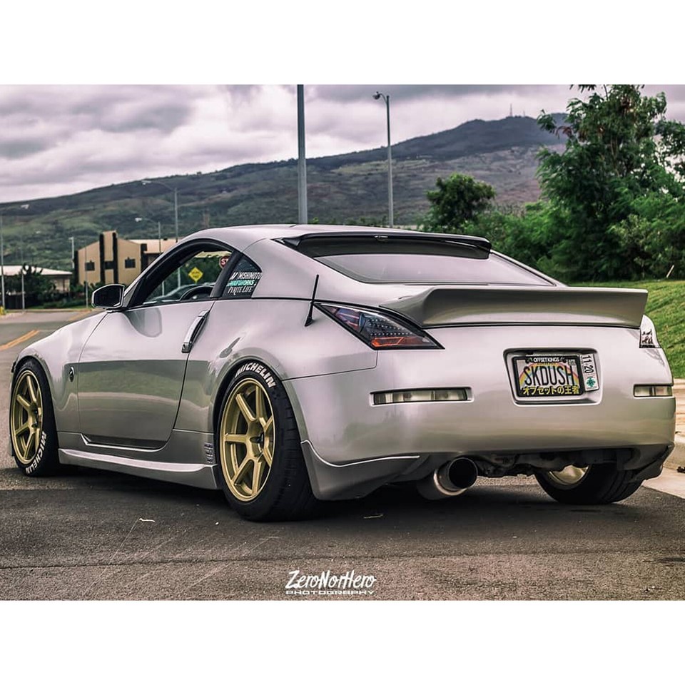 KBD Body Kits Nismo V3 Polyurethane Side Skirt Add-Ons Fits Nissan 350Z ...