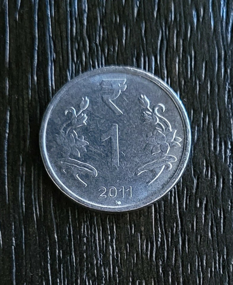 Indian Coin: 2011 India 1 Rupee Coin BT-128 | eBay