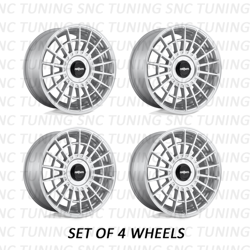 Rotiform R143 LAS-R 19x10 +35 Offset 5x100 5x112 BP Silver Wheel Rim ...