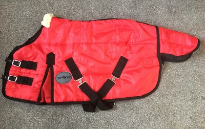 SALE STABLE RUG 200g RED Mini Shetland/Shetland/Small Pony Medium 3'0 ...