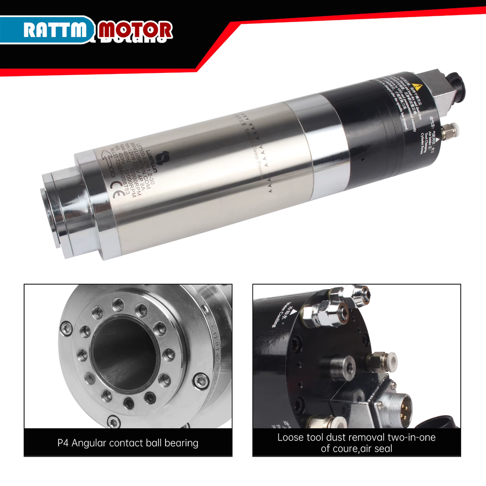 3.2KW ATC BT30 Automatic Tool Change Water Cooled Spindle Motor VFD Kit ...