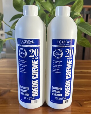 2-PACK L'Oreal Oreor Creme 20 Volume Developer ~ 16 oz | eBay
