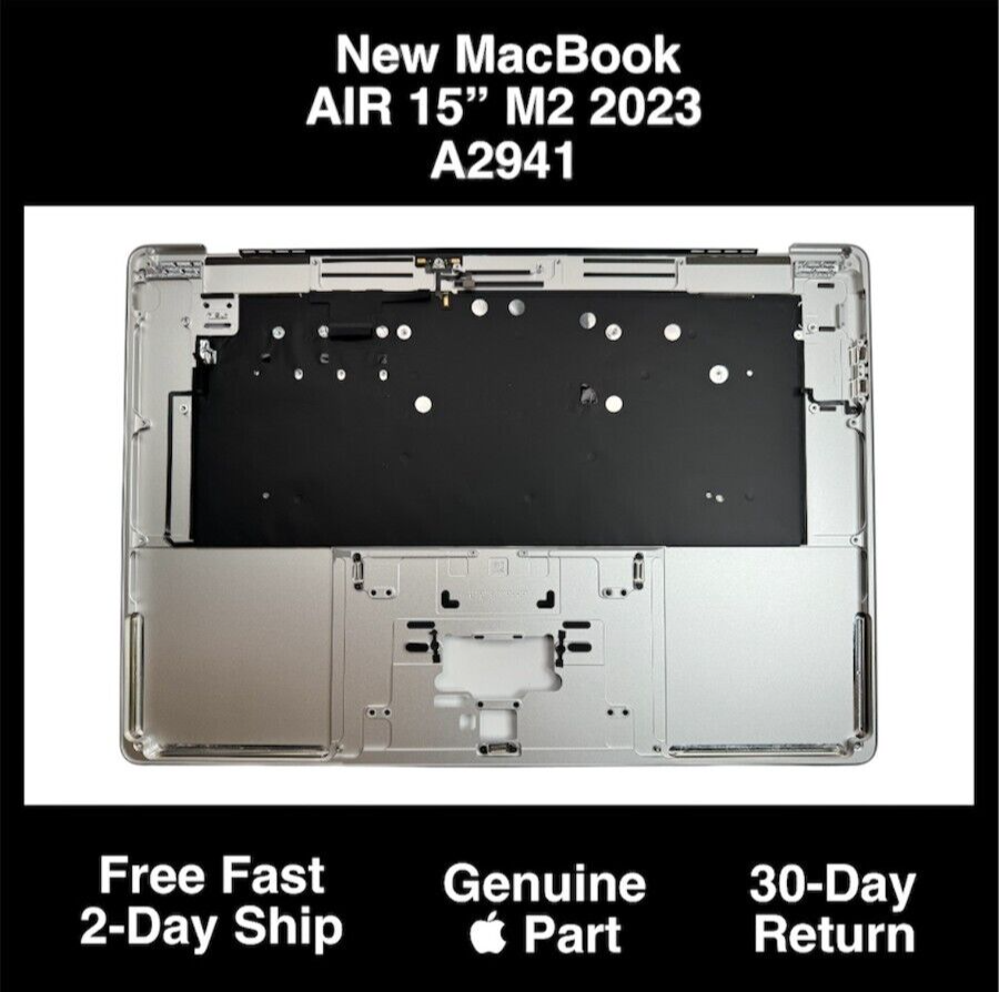 Apple MacBook Air 15.3" M2 2023 A2941 Keyboard Palmrest Silver | eBay