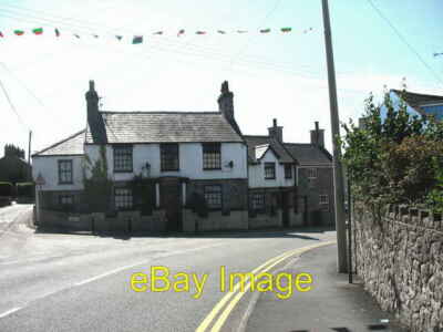 Photo 6x4 Road junction at sharp bend in the High Street Brynsiencyn ...