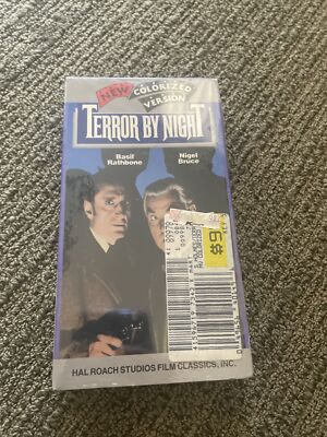 Terror By Night (1946) VHS Basil Rathbone, Nigel Bruce, Rare Horror ...