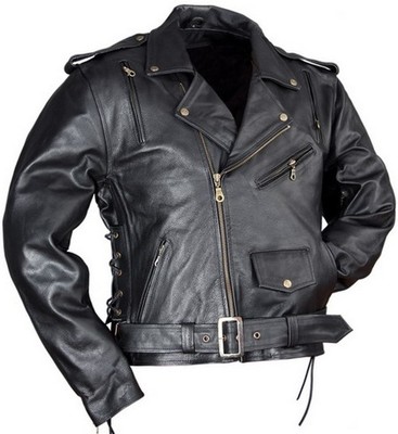 LEDERJACKE ROCKABILLY CHOPPER BIKER LEDER JACKE ROCKER | eBay