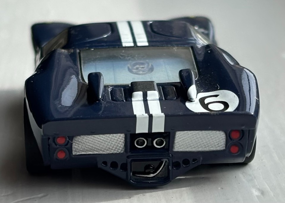 AFX TOMY MegaG FORD GT40 #6 LeMans 1966 MarioAndretti NAVY&PISTACHIO HO Slot Car | eBay