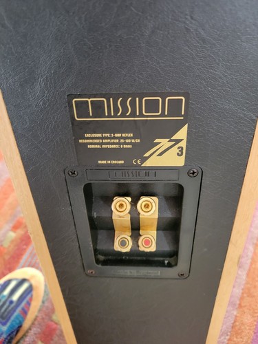 Pair of Mission 773 floor standing speakers | eBay