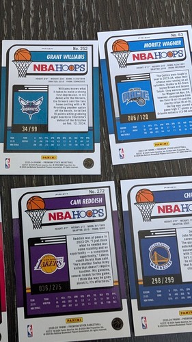 Lot Of 11 - 2024 NBA Parallels - Premium Stock - Topps Chrome Cosmic ...