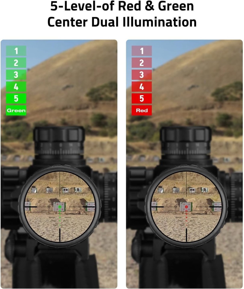 Crossbow Scope, Red Green Illuminated Compact Crossbow Scopes for ...