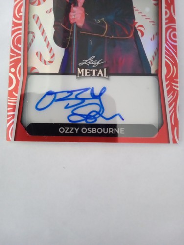 2024 LEAF POP CENTURY METAL HAPPY HOLIDAYS CANDY CANE OZZY OSBOURNE ...
