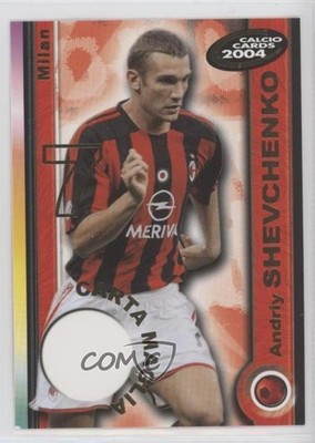 2004 Panini Calcio Cards Carta Maglia Andriy Shevchenko #CM3/5 uk2 | eBay