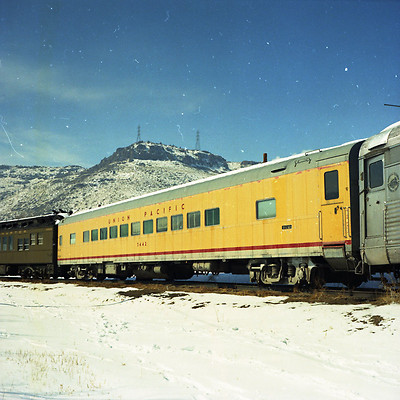 UP Union Pacific Passenger Car #5442 - Original Color Railroad Negative ...