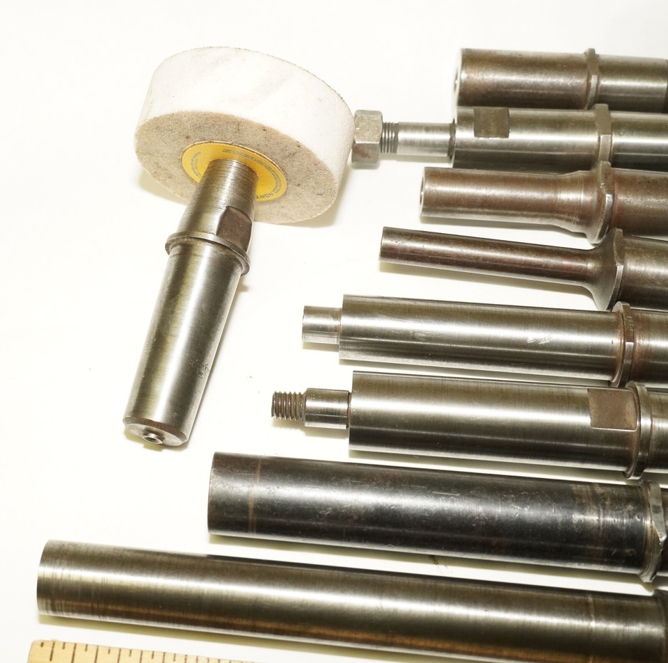 Parker Majestic ID/OD Grinding Wheel Quill Lot, Mandrel, Arbor, Stone ...