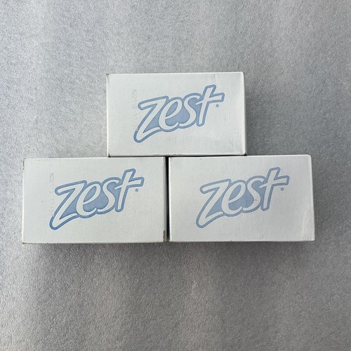 (3) Vintage Zest Zestfuly Clean 4oz Soap Bars New Old Stock in Original ...