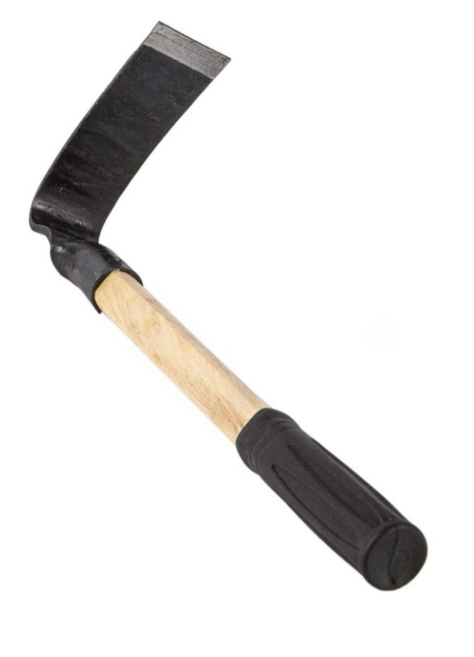 Steel Garden Hoe Full Size Azada Garden Digging Hoe with Wooden Handle ...