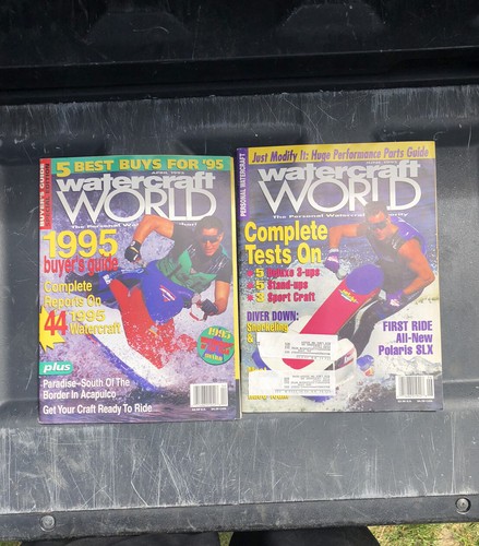 Vintage WATER SCOOTER Jet Ski Splash PWC Magazines 80s 90s 00s Lot of ...