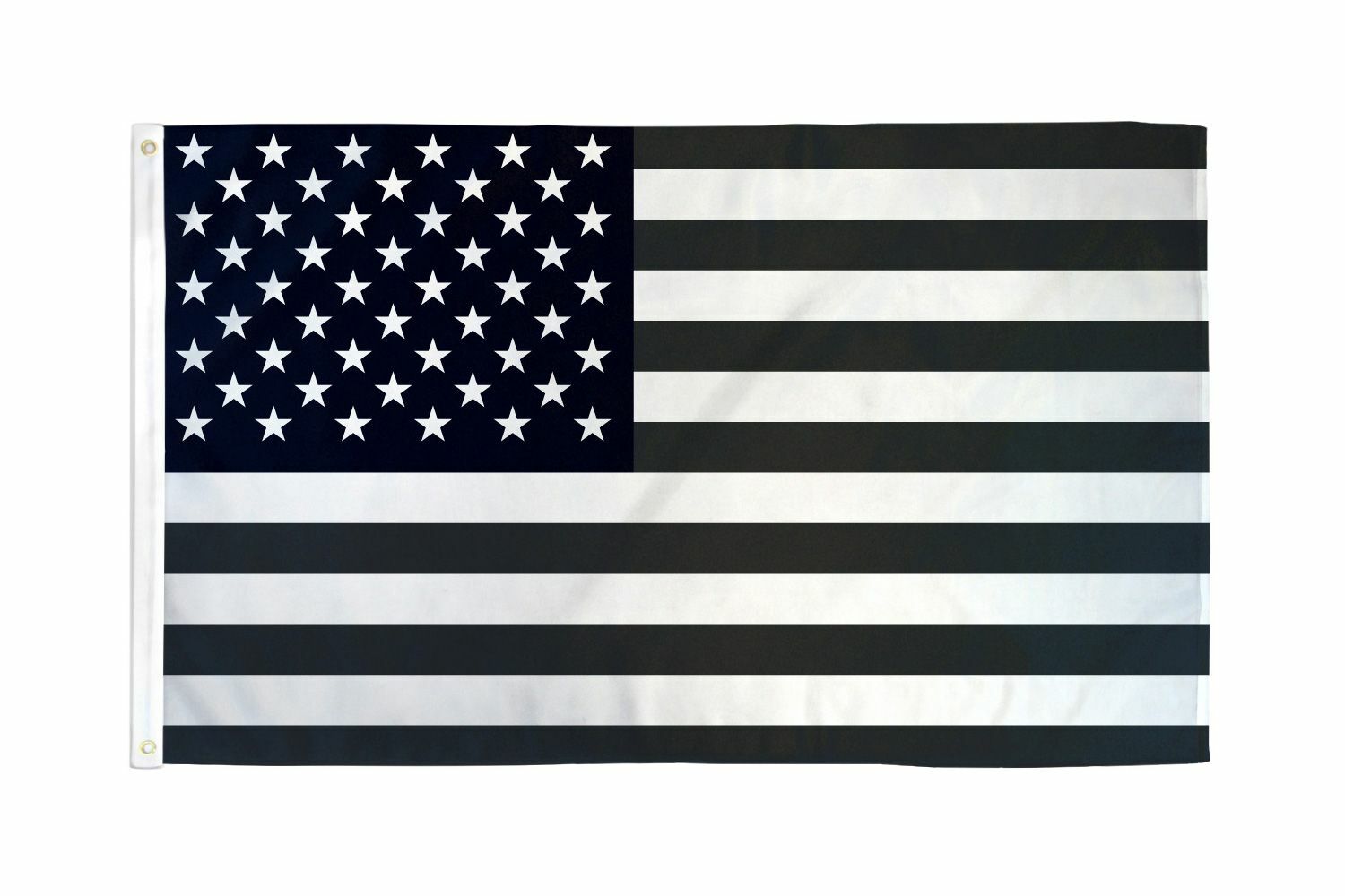 Black & White USA Flag 3x5ft Depression Flag Mourning Recession | eBay