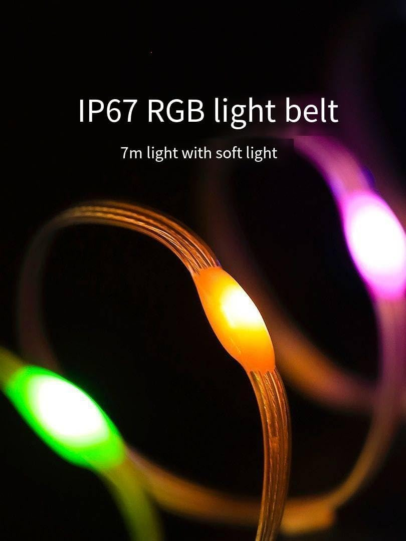 2-In-1 Roll up LED Camping Colorful String Lights and Camping Lantern ...