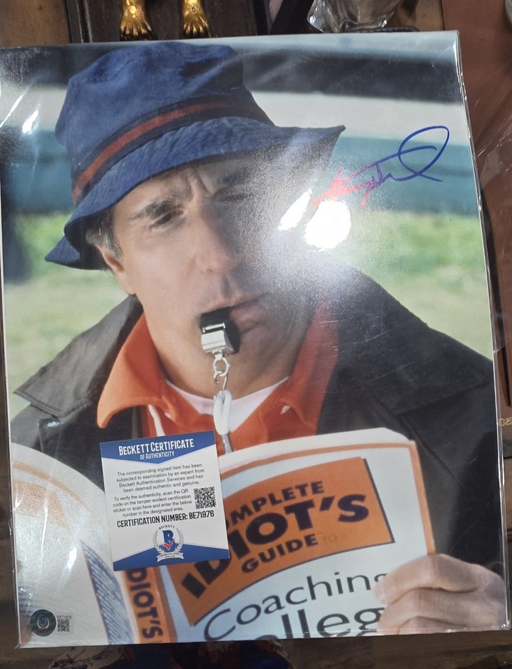 Henry Winkler Signed 11x14 Photo The Waterboy Coach Klein Beckett BAS ...
